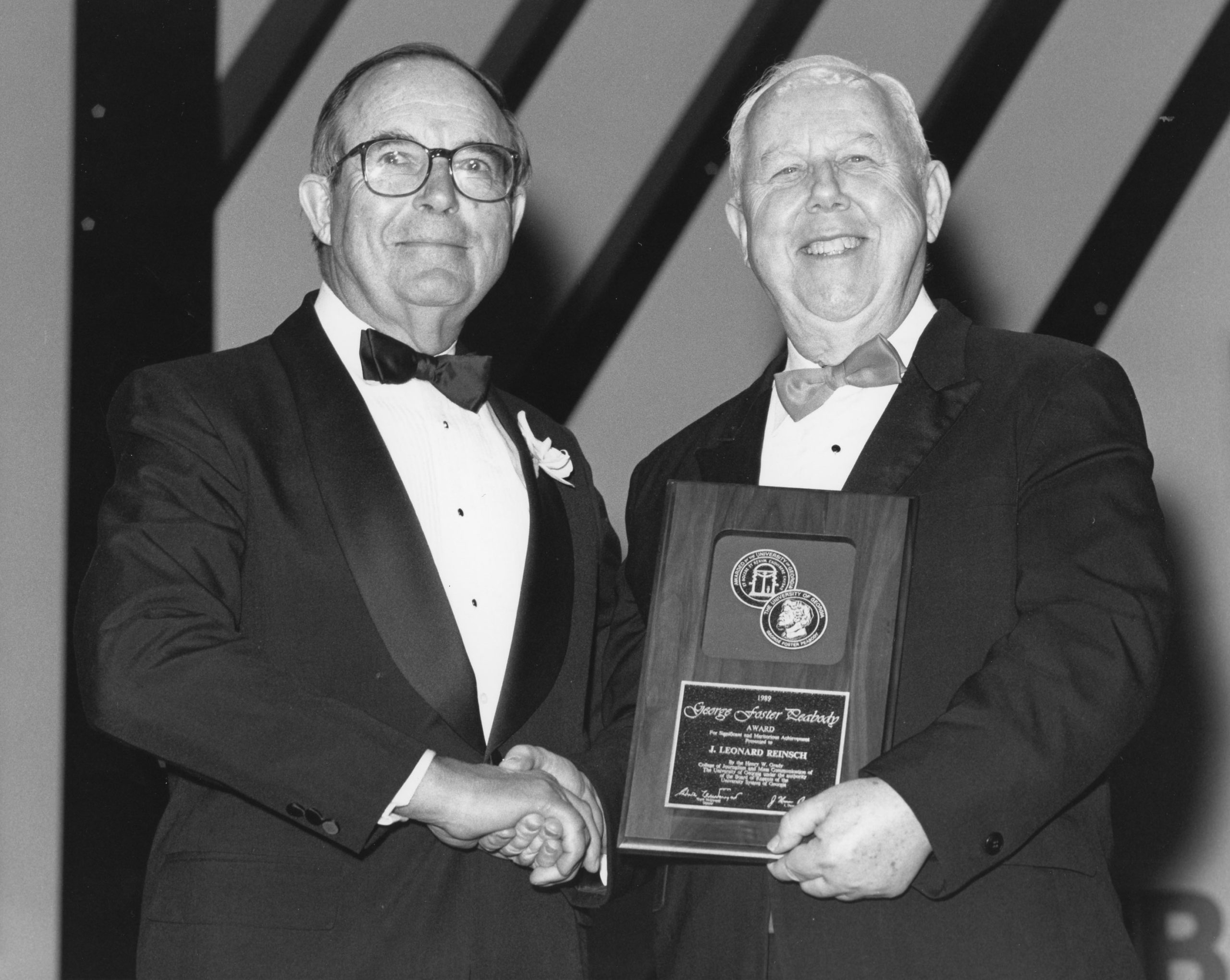 Personal Award: J. Leonard Reinsch - The Peabody Awards